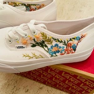 Vans | Shoes | Custom Made Hand Embroidered Van Sneakers Brand New ...
